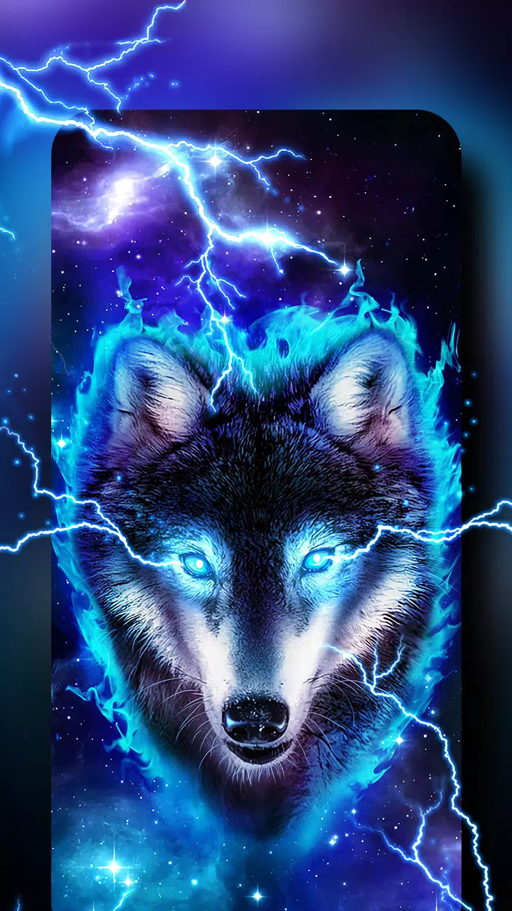 Lightning Wolf Wallpaper