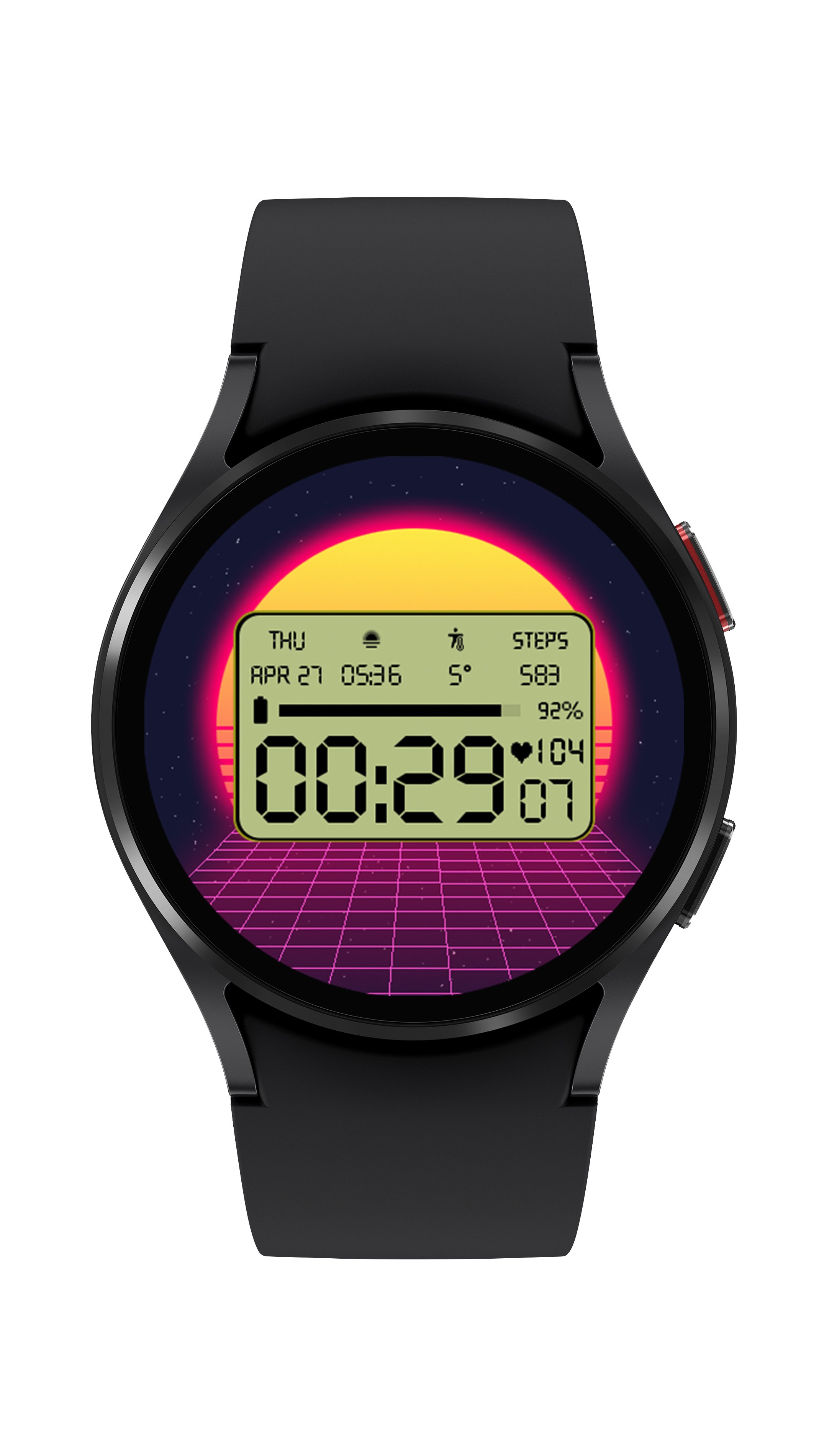 SynthWave Watch Face Latest Version 1.0.0 for Android