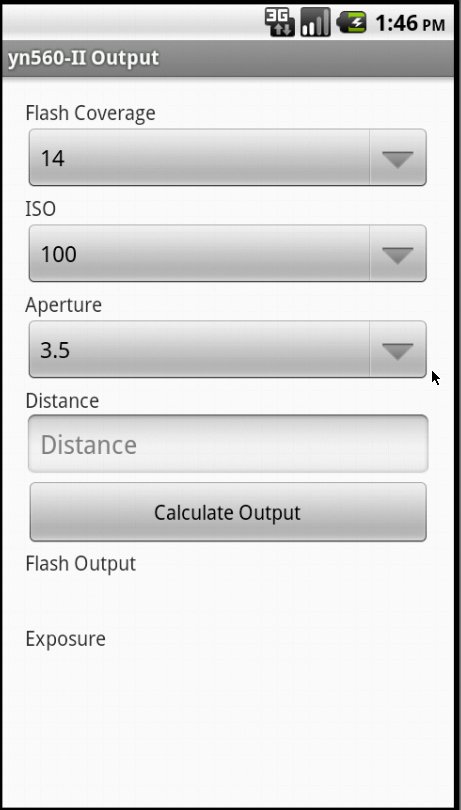 Manual Flash calculator GN 58 APK 1.3 pour Android Gratuit télécharger