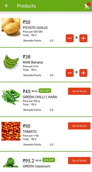 Android向けのGtree - Online Grocery Store APKをダウンロードしましょう