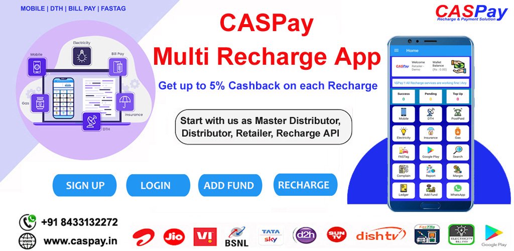 Android向けのCASPay - Multi Recharge App APKをダウンロードしましょう
