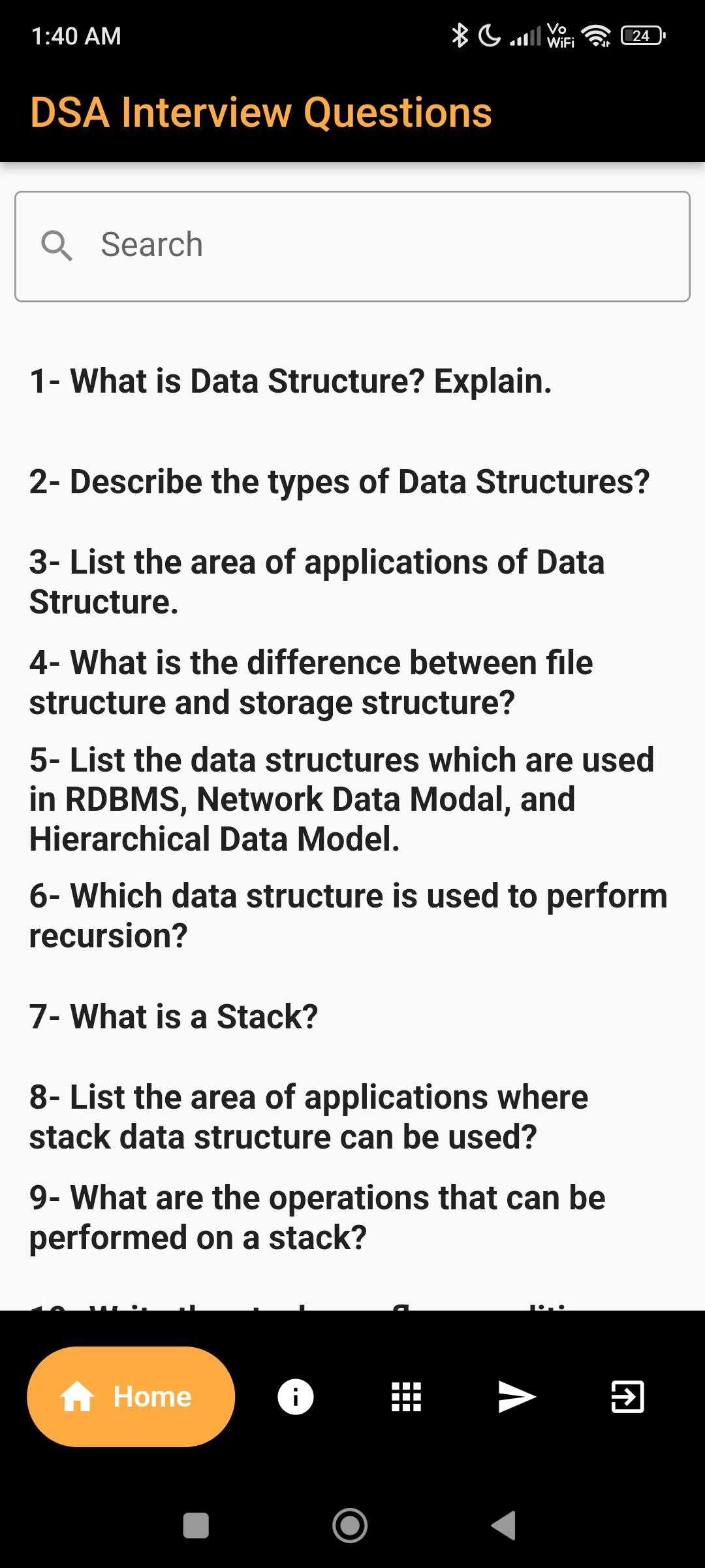 Dsa Interview Questions Apk For Android Download