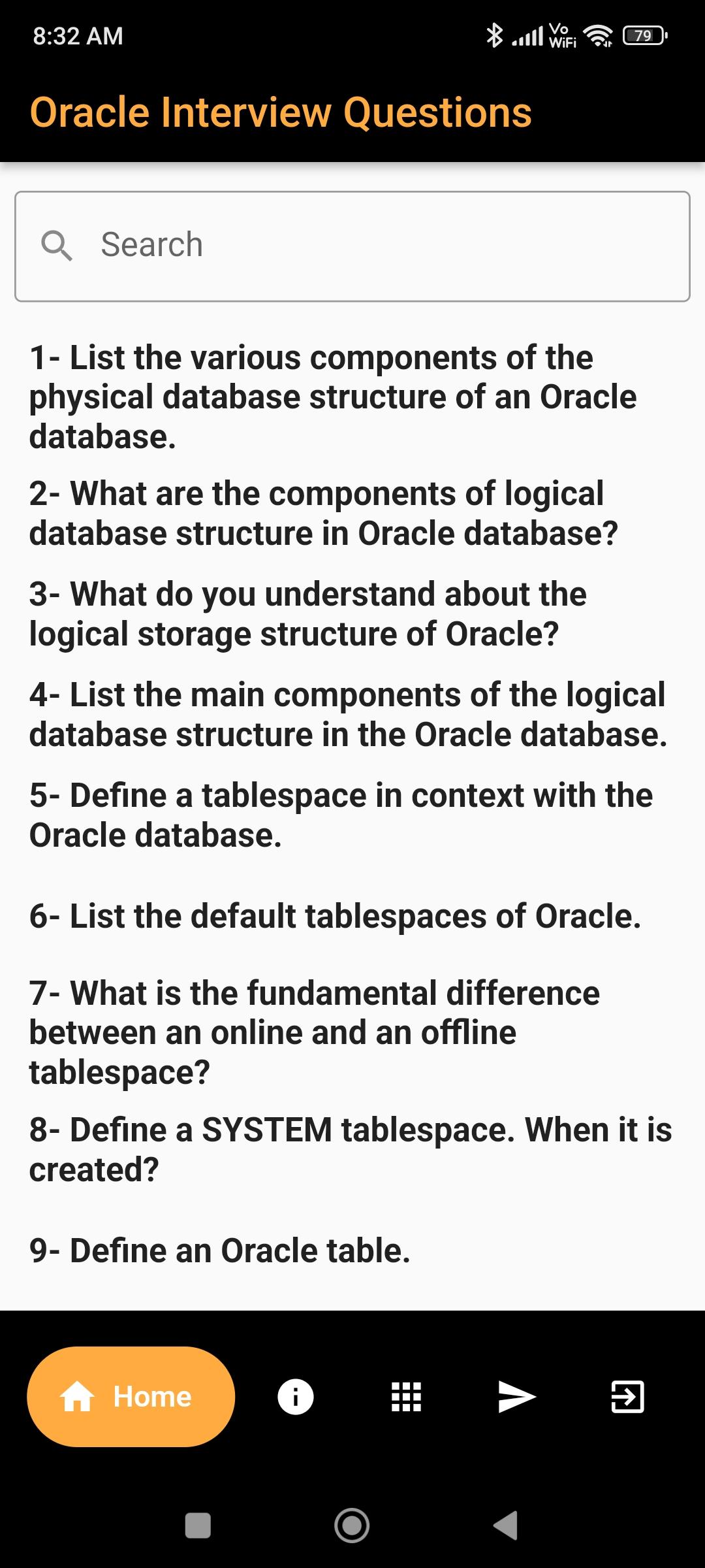 Descarga de APK de Oracle Interview Question para Android Descarga de APK de Oracle Interview Question para Android