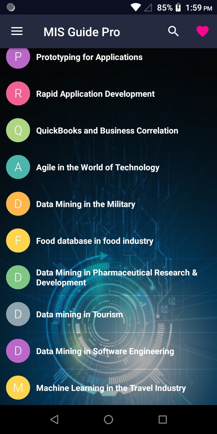 MIS Guide Pro Latest Version 1.4 pro for Android