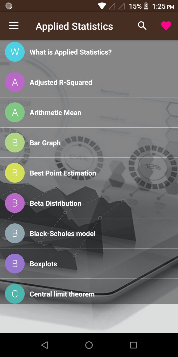 Applied Statistics APK for Android Download