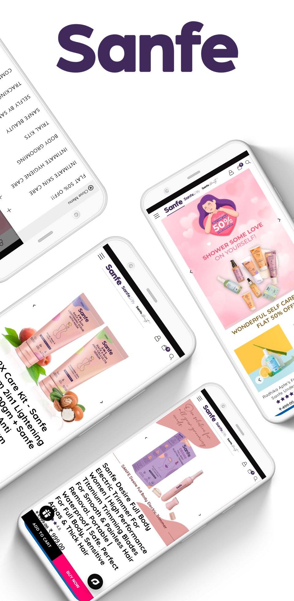 Sanfe India:body care shop APK for Android Download