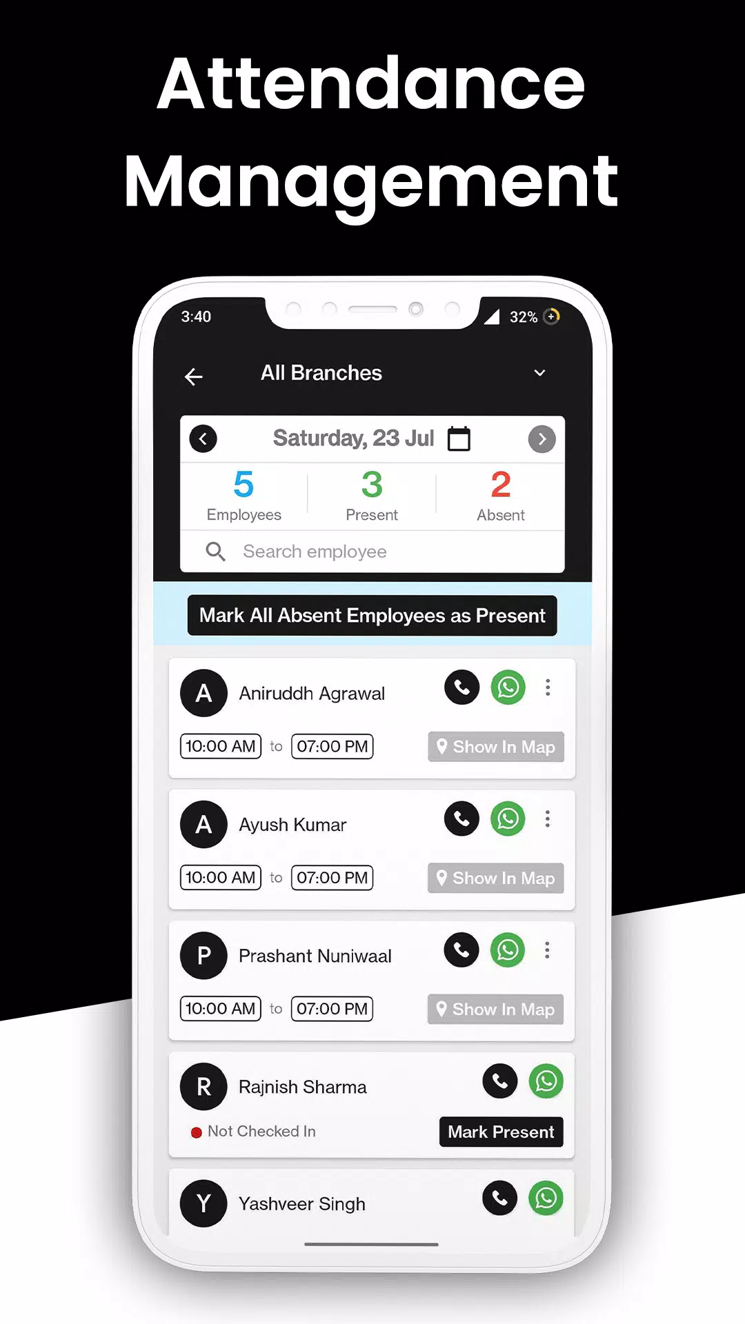 Online Attendance & HR App APK untuk Unduhan Android