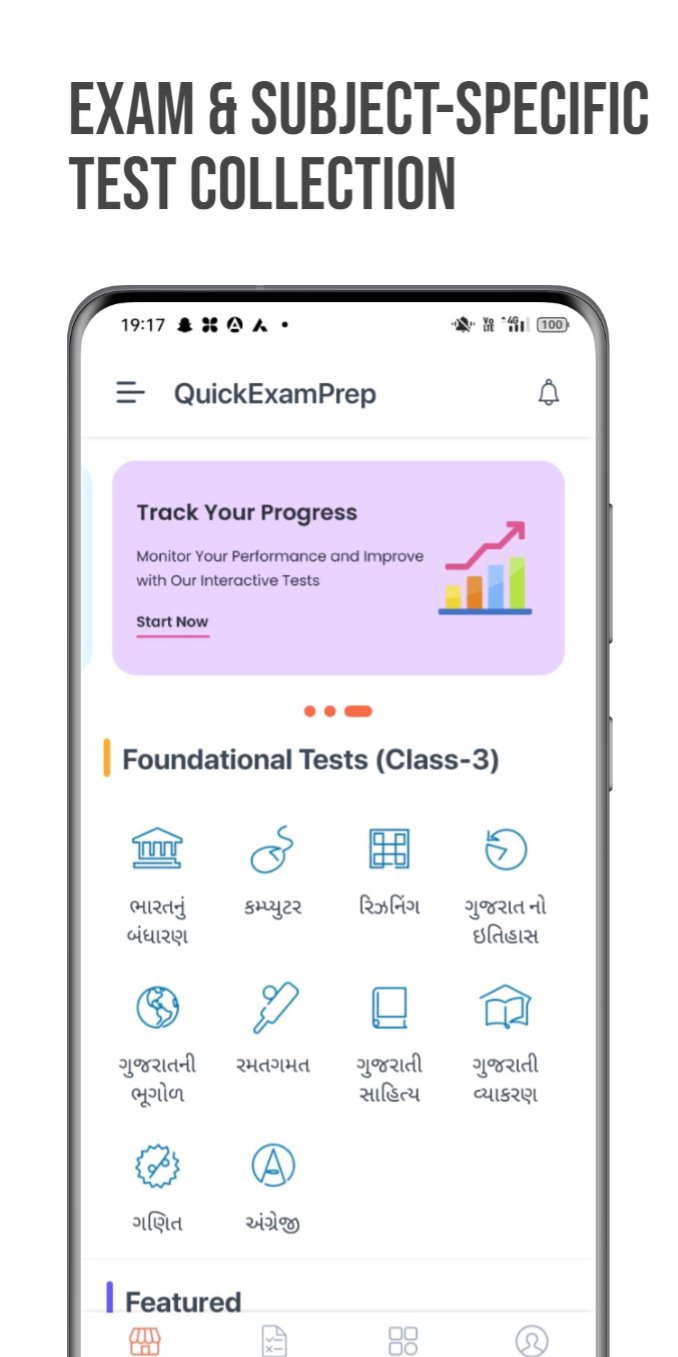 QuickExamPrep:Smart Mock Tests APK for Android Download