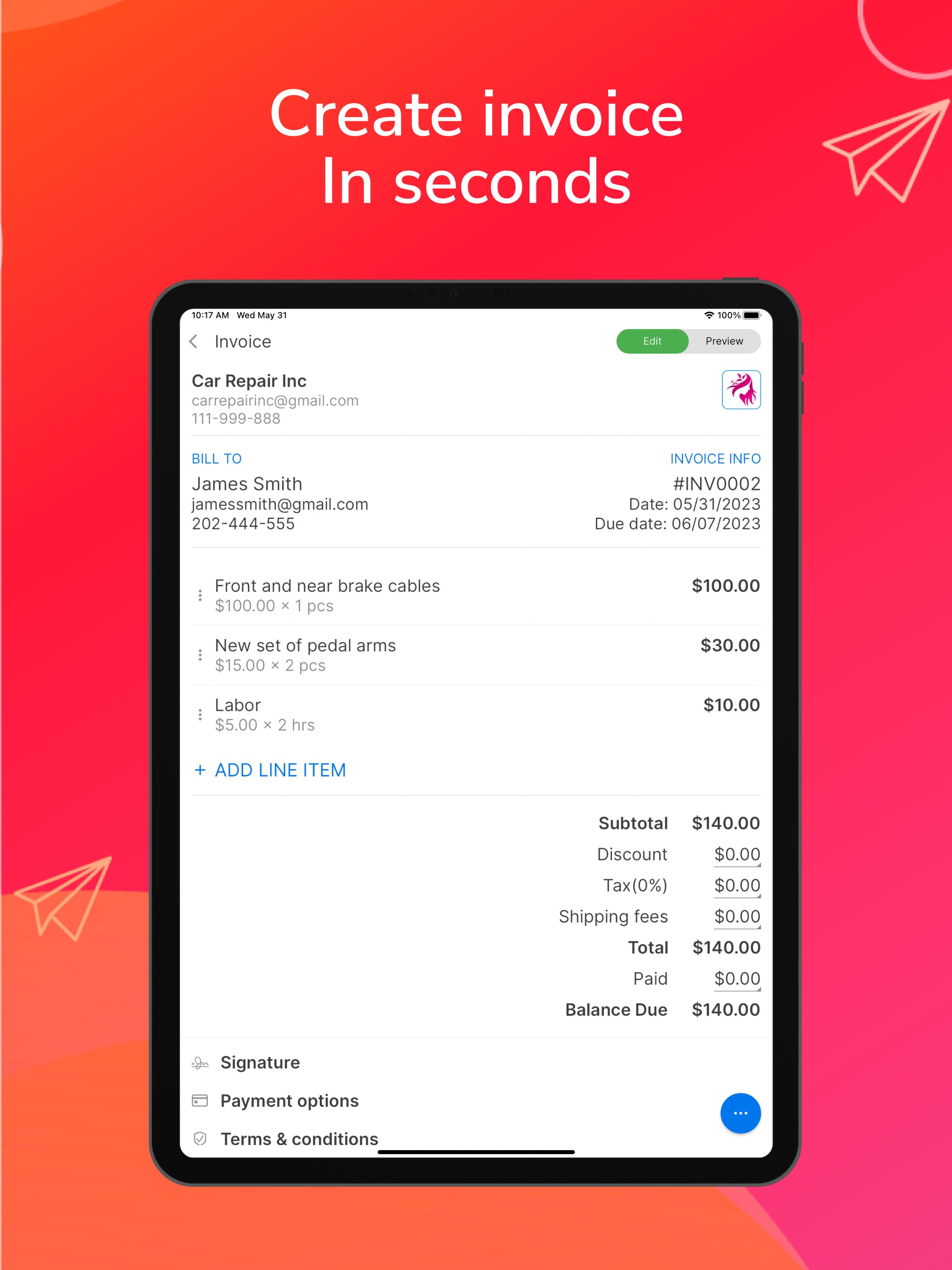 Android용 Invoice Maker APK 다운로드