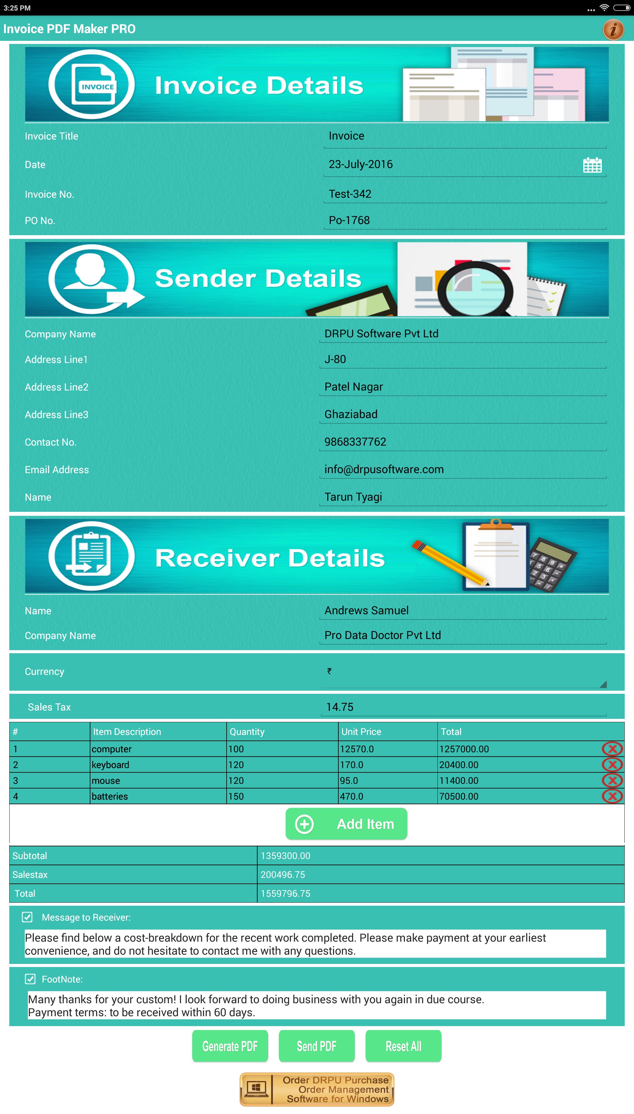 Invoice PDF Maker APK Download for Android - Latest Version