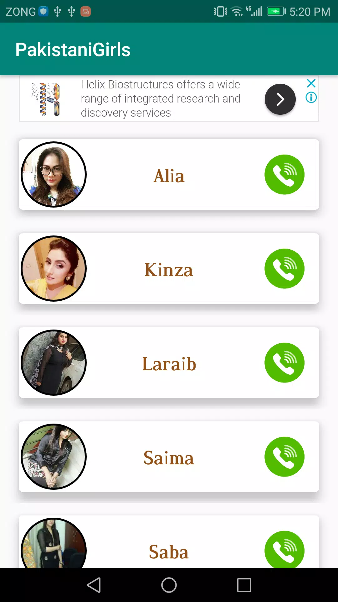 Pakistani Girls Mobile Numbers Zong