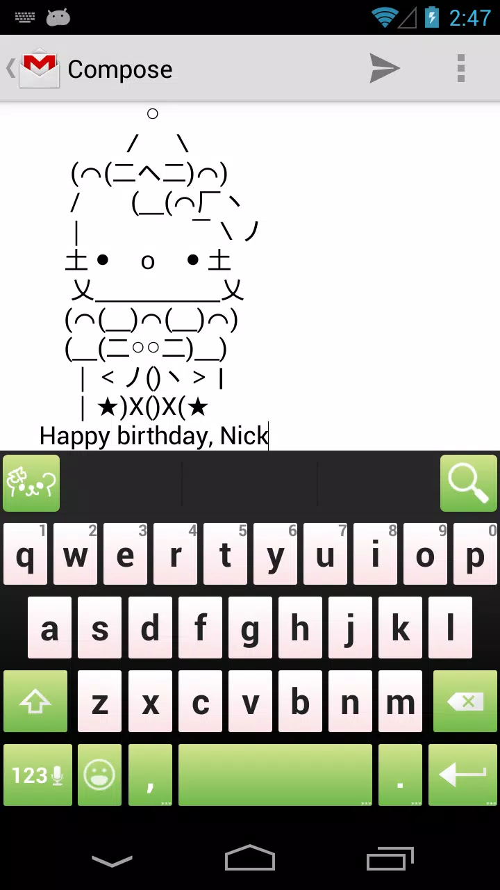Android Text Emoticons List