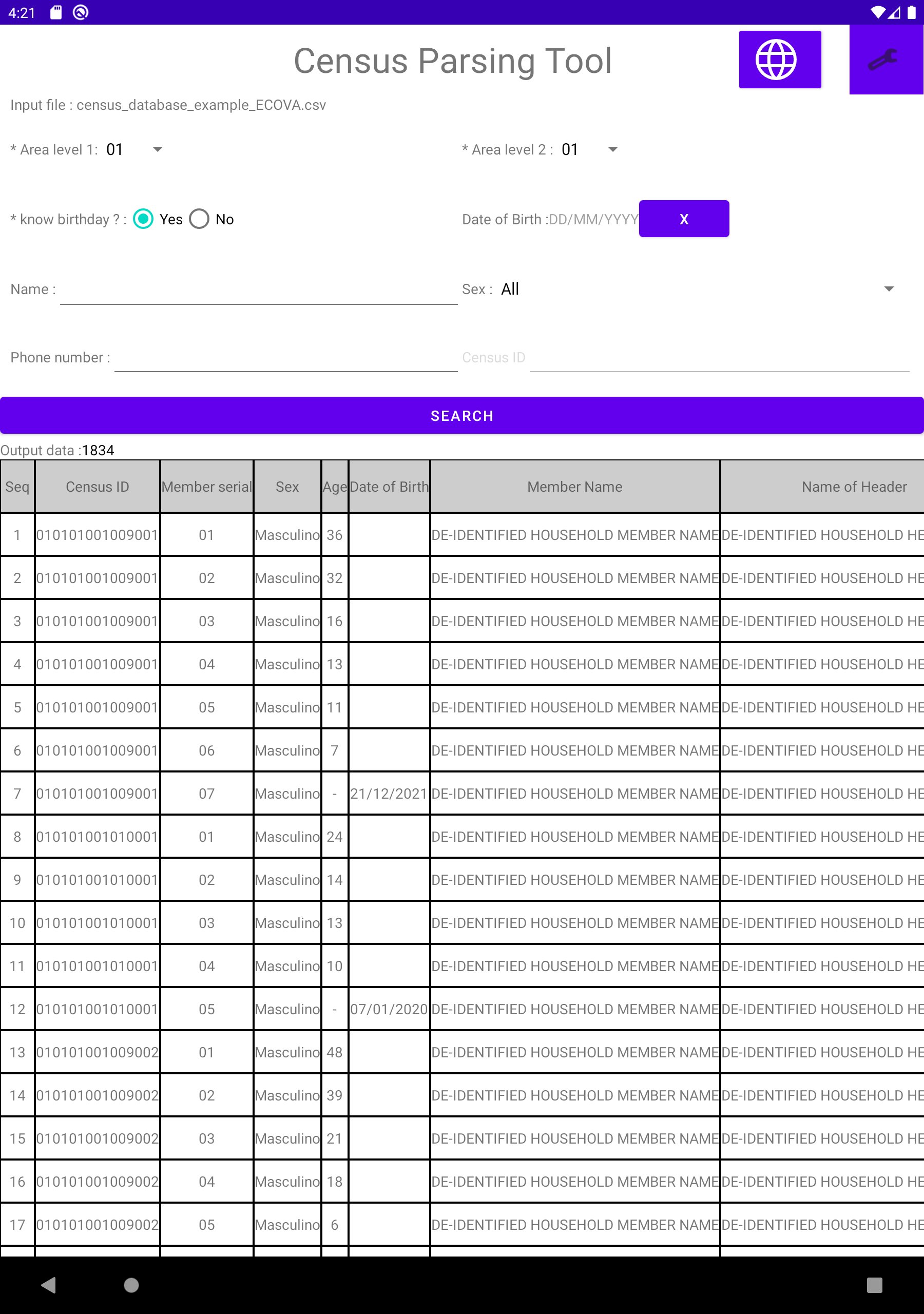 Census Parse Tool APK for Android Download