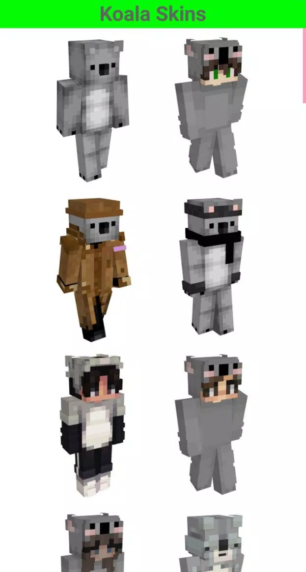 Koala In A Suit Minecraft