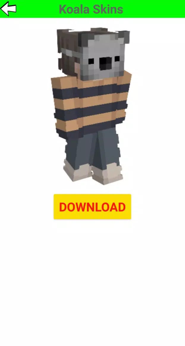 Koala In A Suit Minecraft