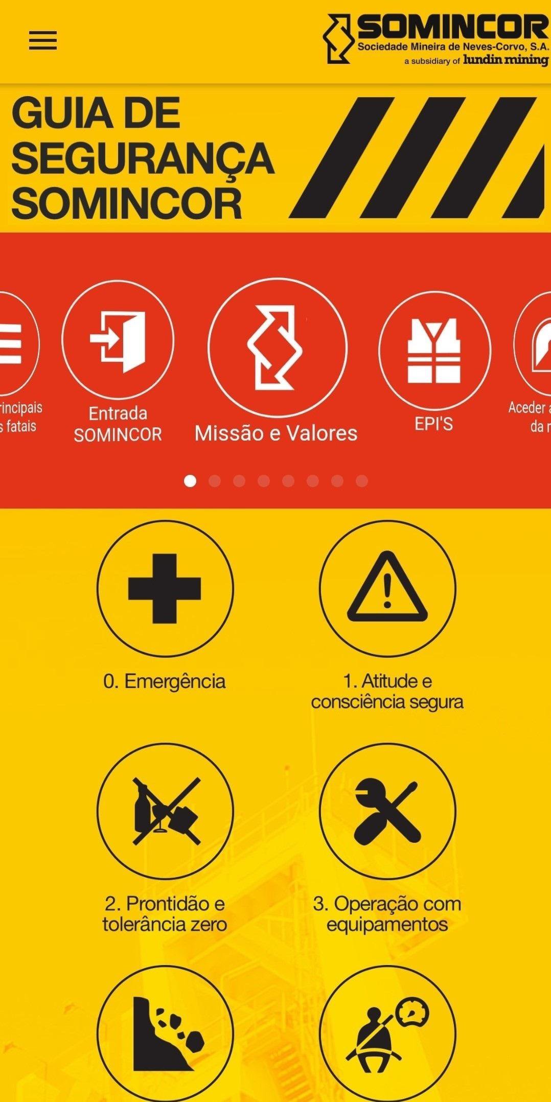 Guia de Segurança SOMINCOR APK for Android Download