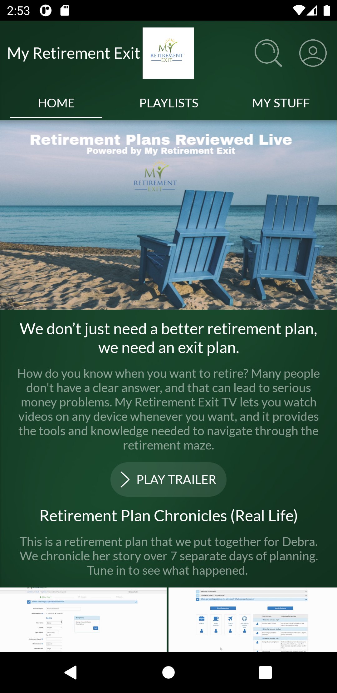 My Retirement Exit TV APK for Android Download