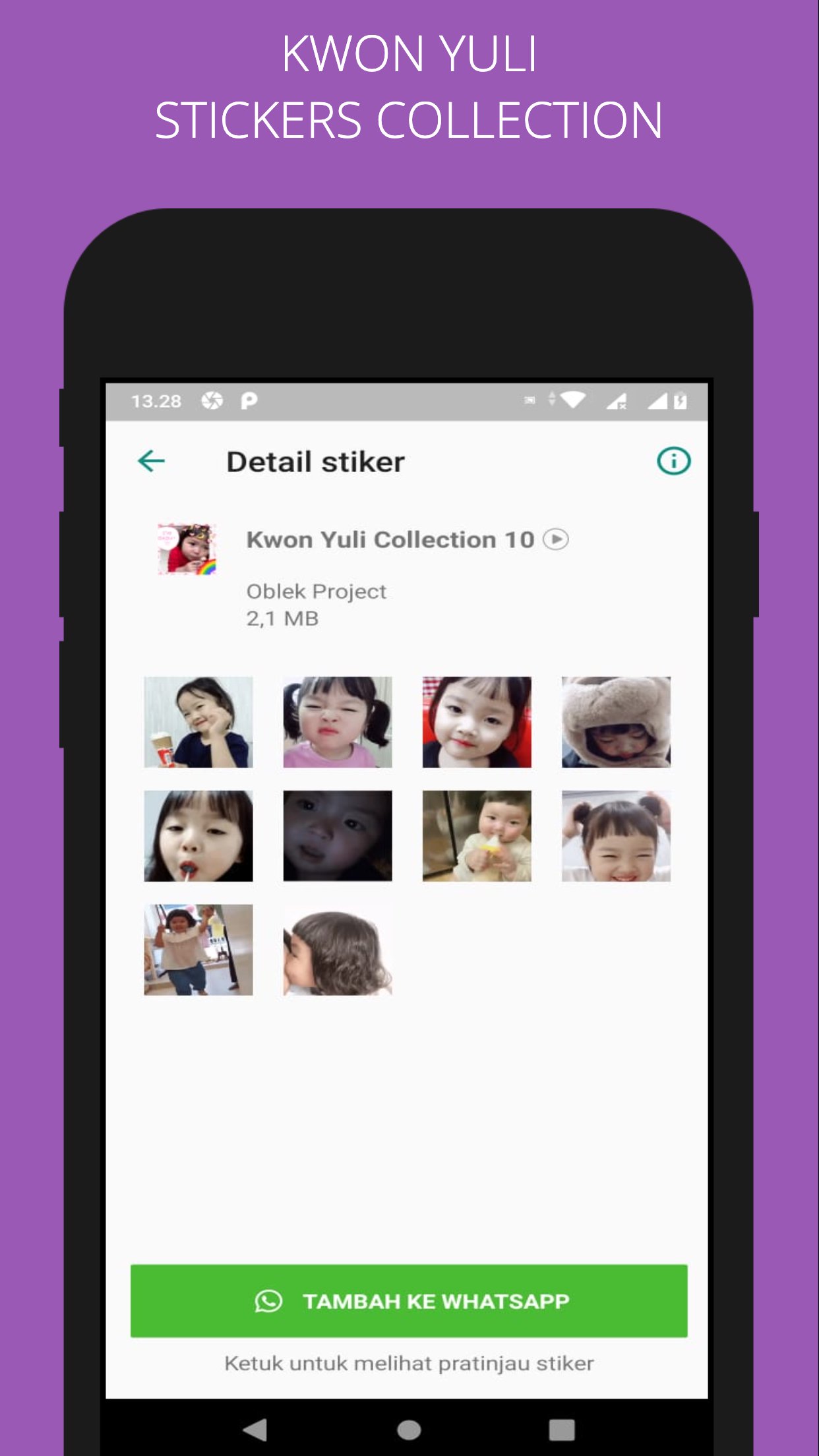 Cute Kwon Yuli Stickers APK for Android Download