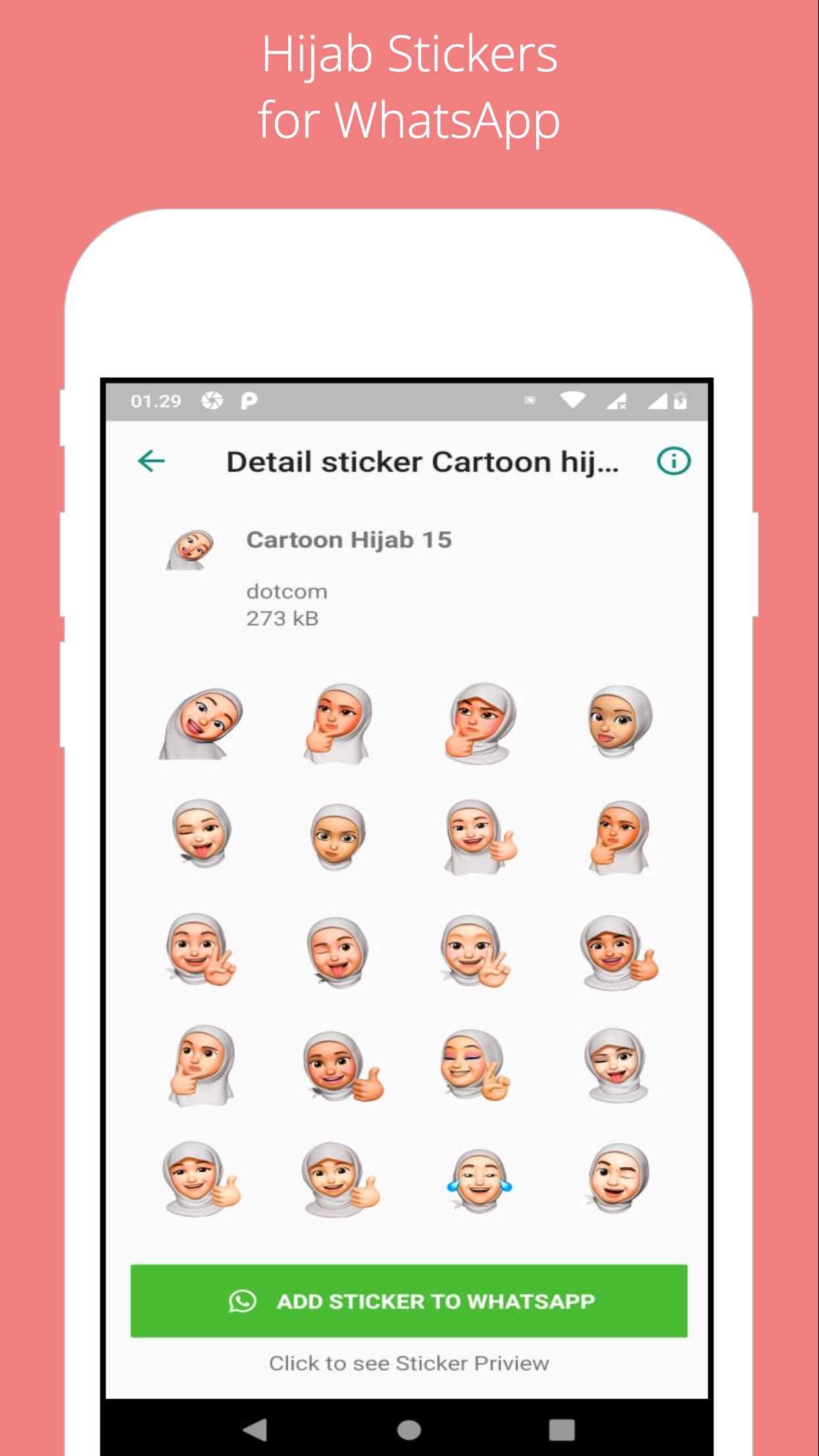 Muslim Hijab Stickers APK for Android Download
