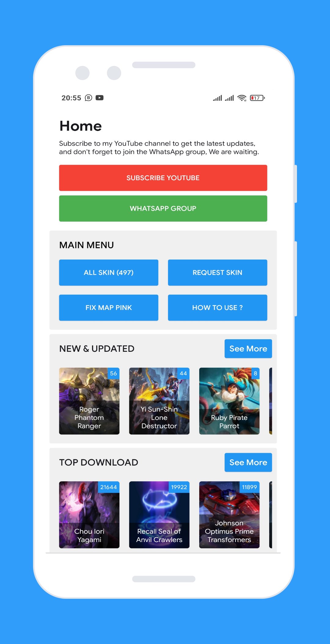 Skin Tools ML - Meow iMLS APK for Android Download