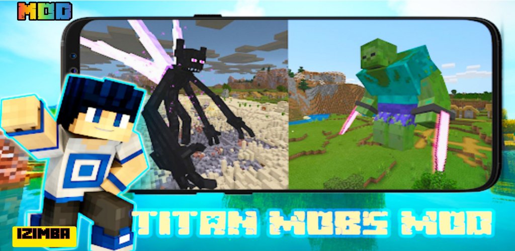 Titan Mobs Mod for minecraft APK for Android Download