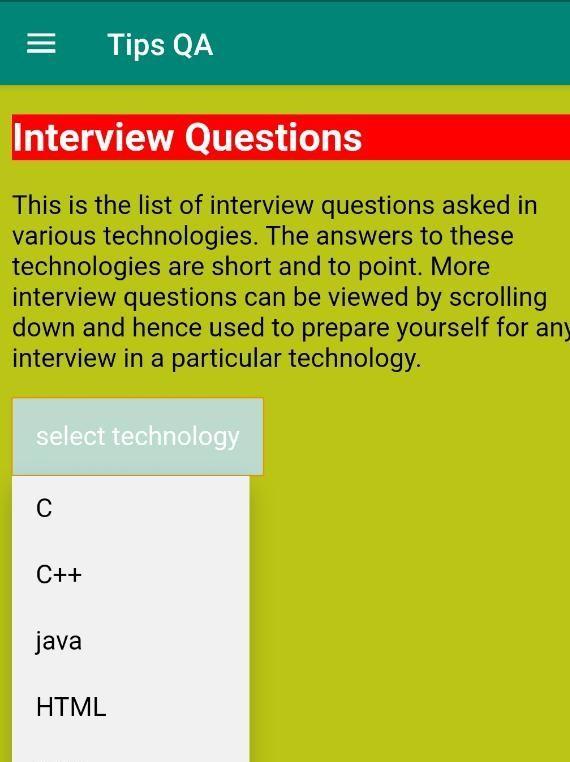 Interview Tips QA APK interview-tips-qa-apk