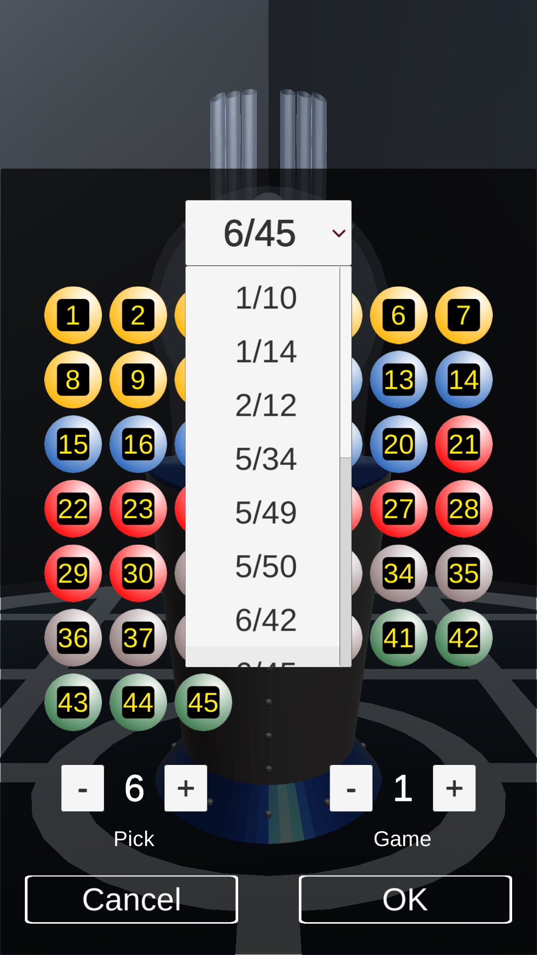 Lotto Girl - Lottery machine simulator for Android - APK Download