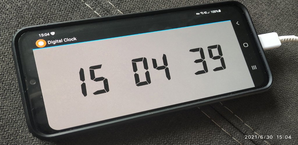 Full Screen Digital Clock APK for Android Download