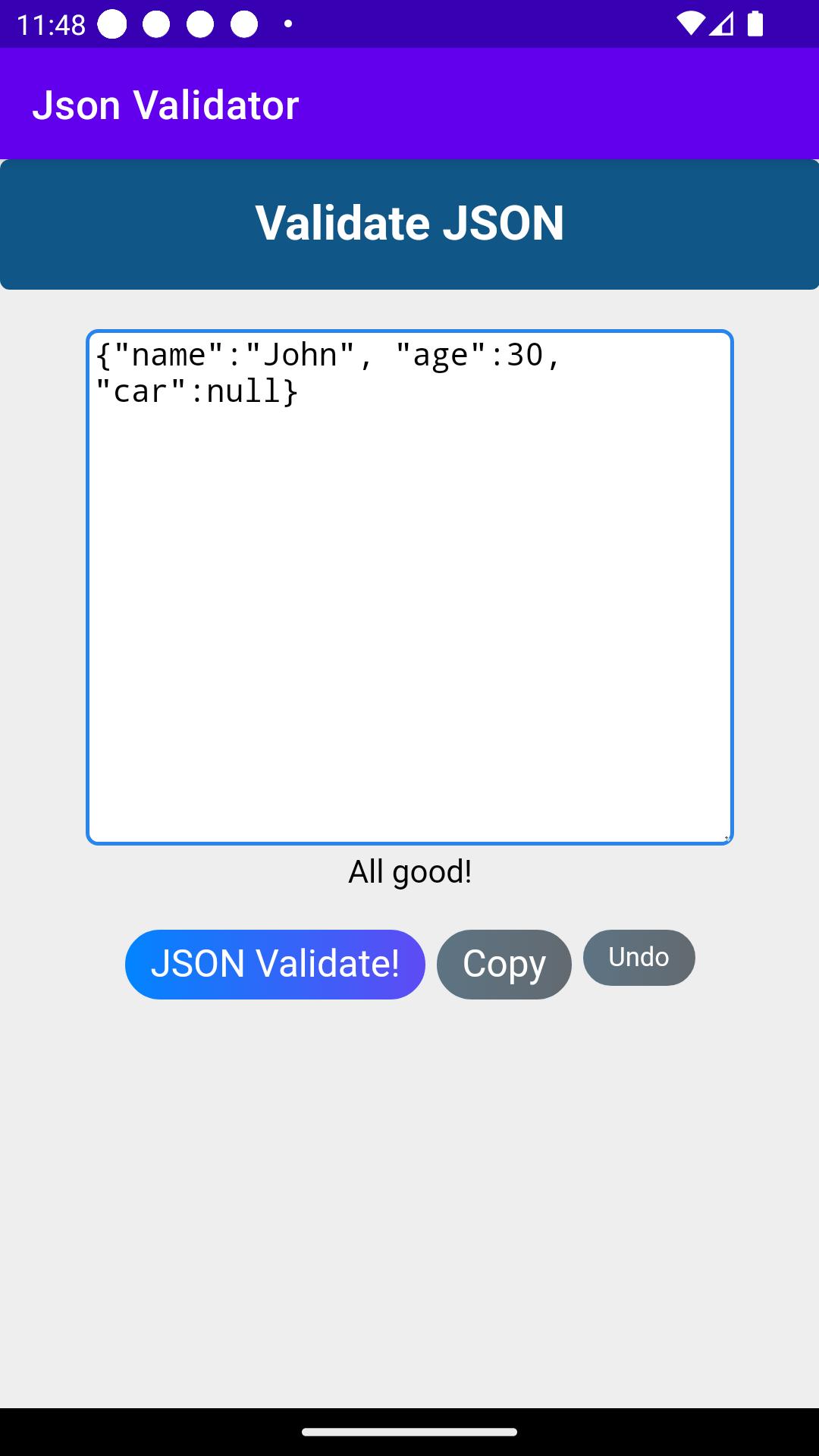 Json Validator Checker Verify APK للاندرويد تنزيل Json Validator Checker Verify APK للاندرويد تنزيل