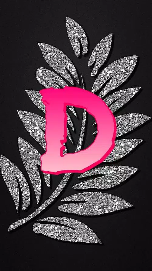 D Name Letter Wallpaper