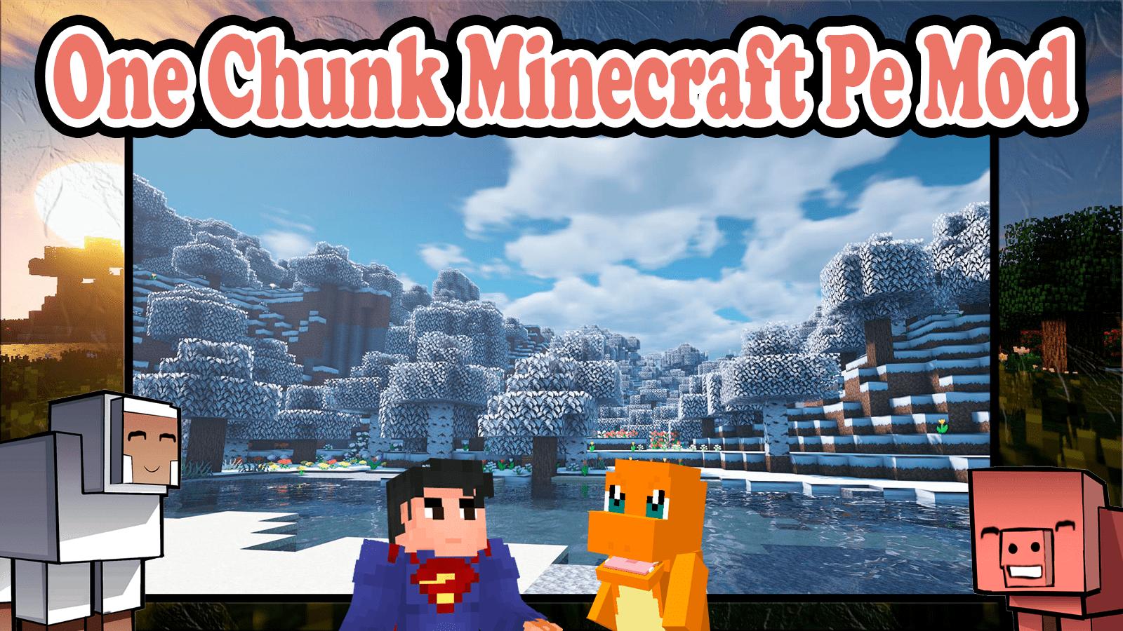 One Chunk Minecraft Mod Map Pe Apk For Android Download