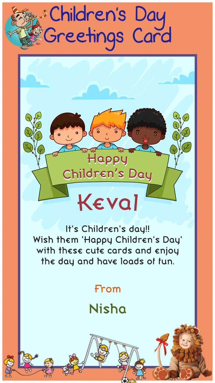 Children Day Card
