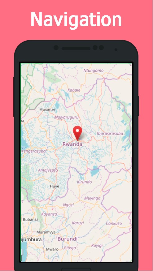 🛰️Offline Maps & Navigation by GPS: Rwanda APK for Android Download