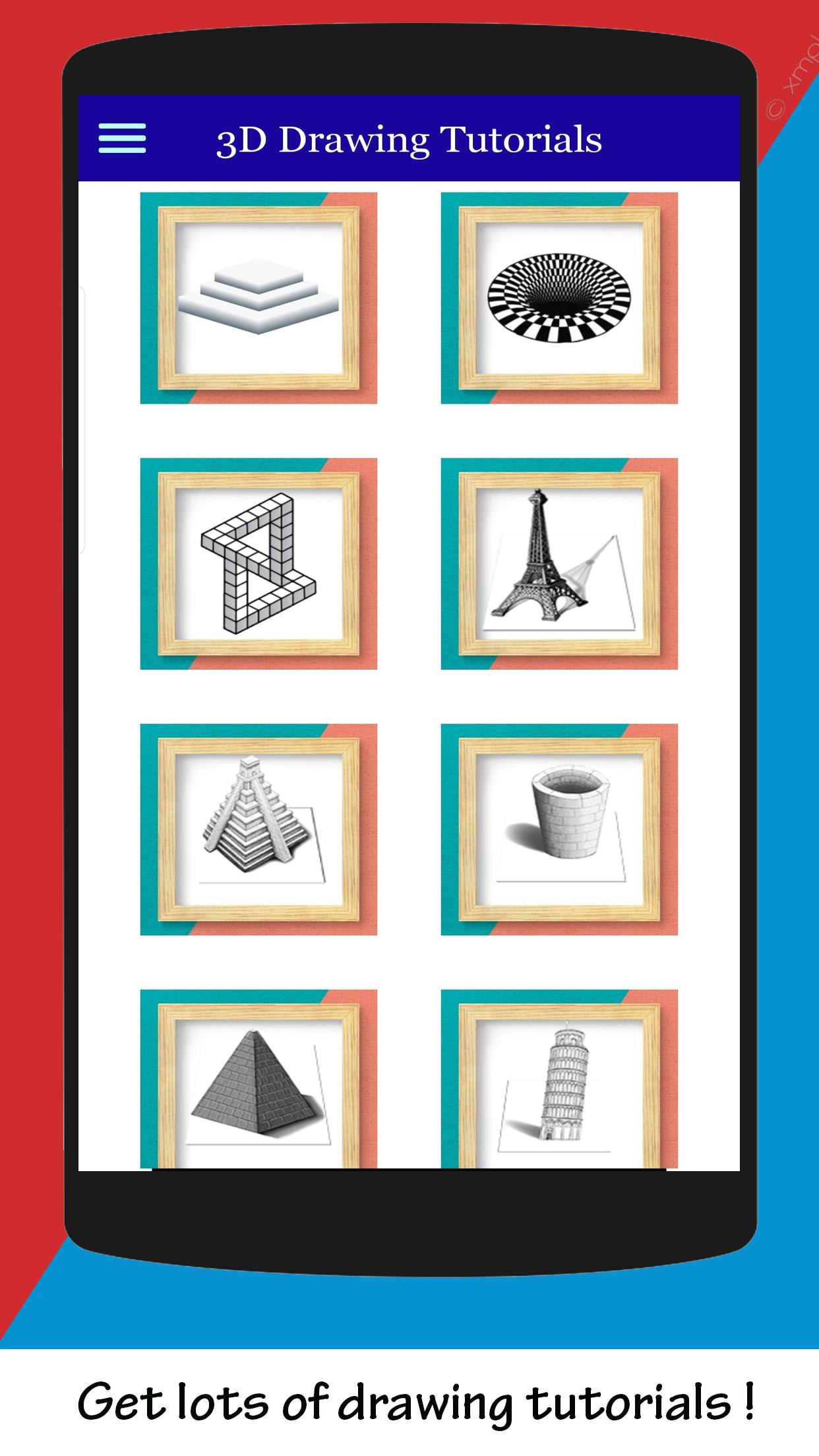 How To Draw 3D Art Step By Step Android APK how-to-draw-3d-art-step-by-step-android-apk