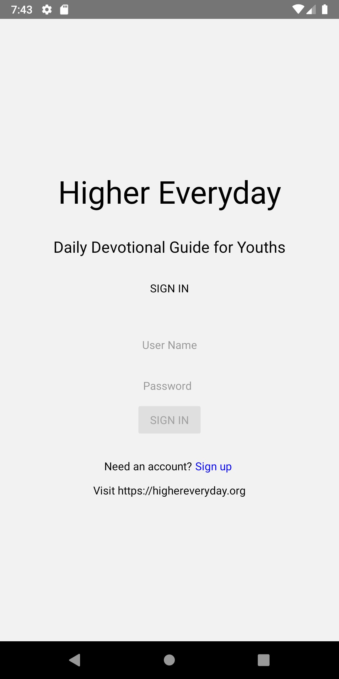 Android용 Higher Everyday Devotional guide APK 다운로드