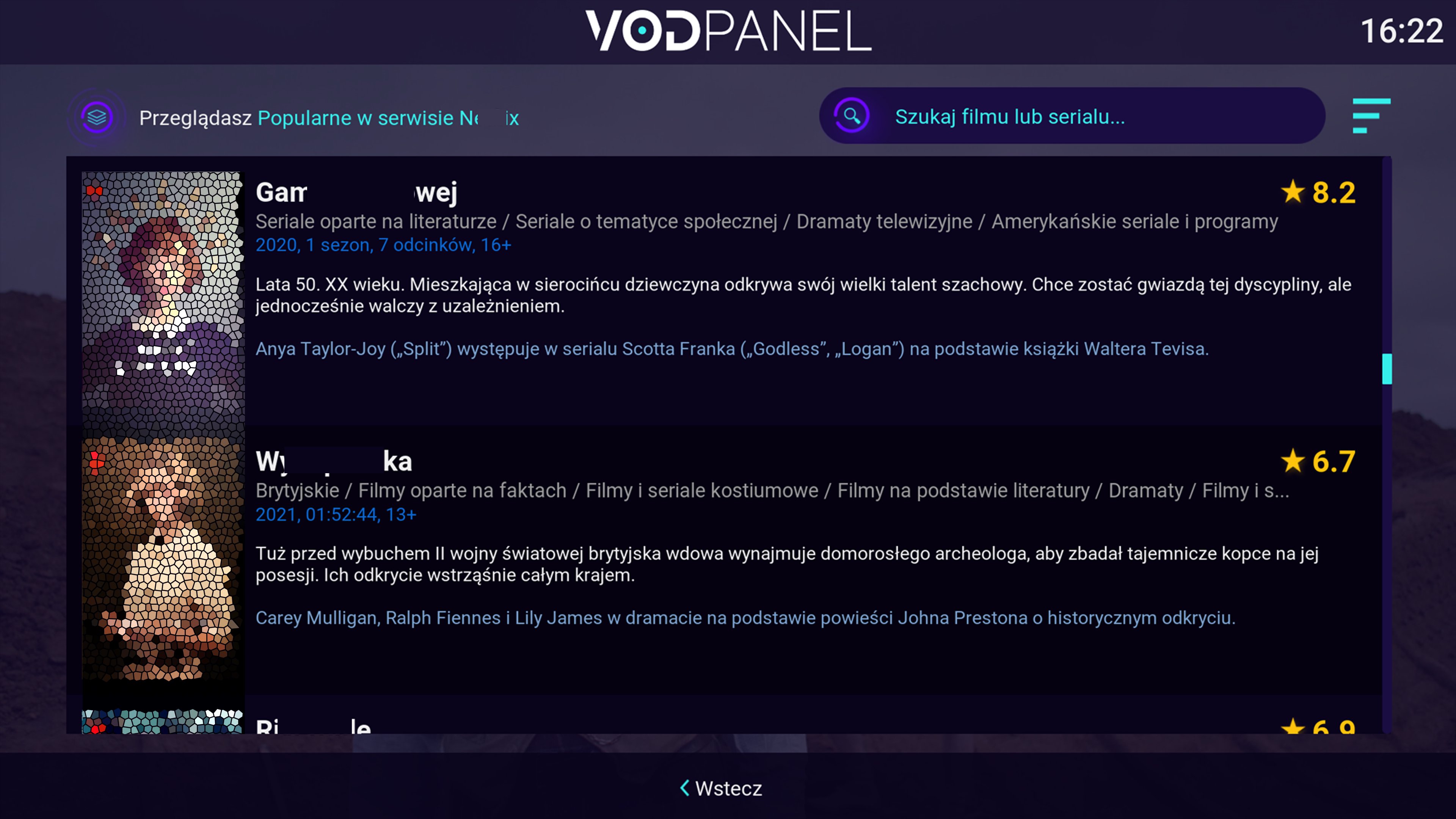 VODPanel APK do pobrania na Androida