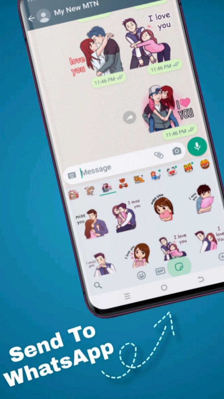Love Romantic Kiss Stickers WA APK for Android Download