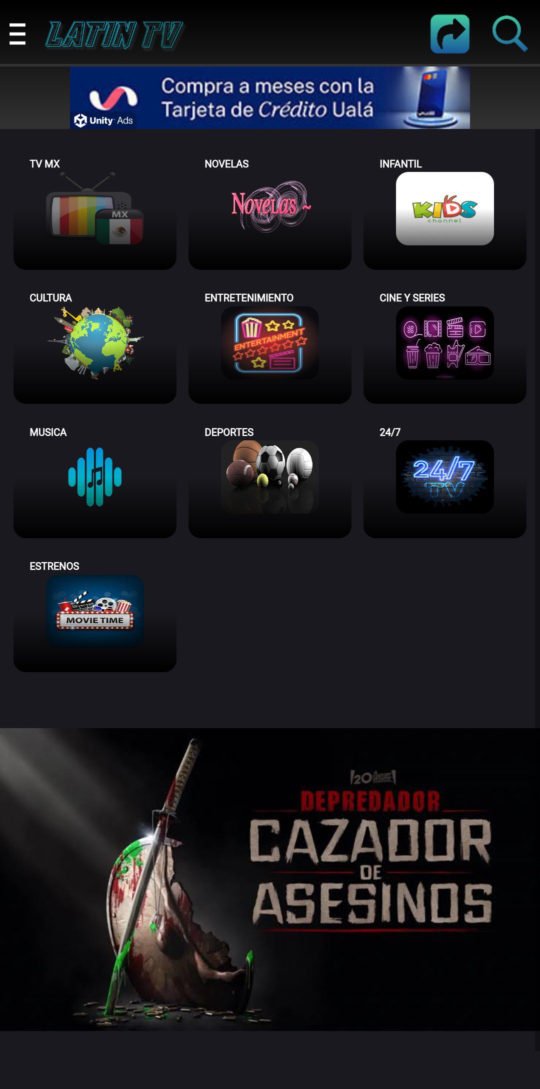 Descargar Latin tv APK Última Versión 9.8 para Android