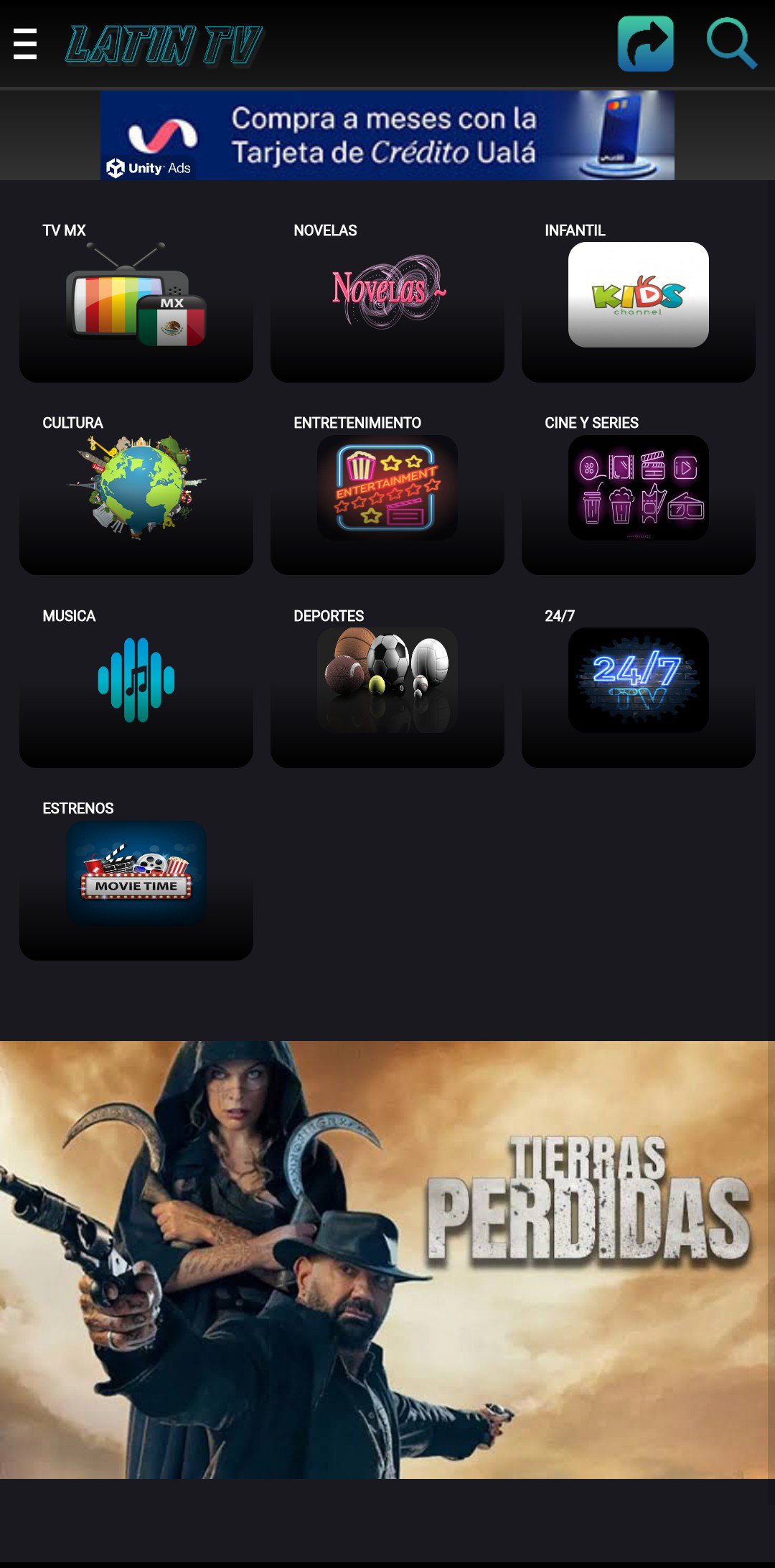 Descargar Latin tv APK Última Versión 9.8 para Android
