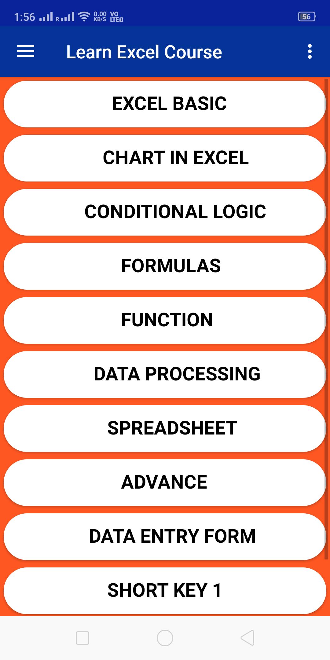 Descarga de APK de Full Excel Course | Excel Tutorial | MS Excel 2019 ... Descarga de APK de Full Excel Course | Excel Tutorial | MS Excel 2019 ...