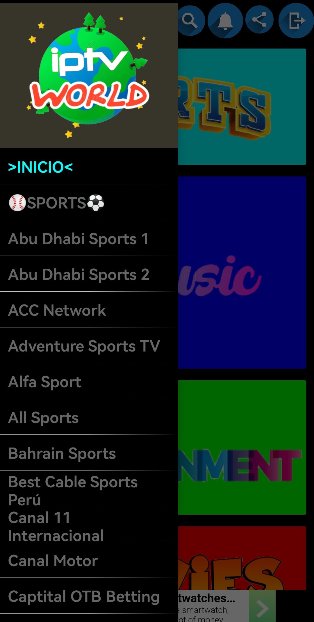 iptv WORLD APK for Android Download