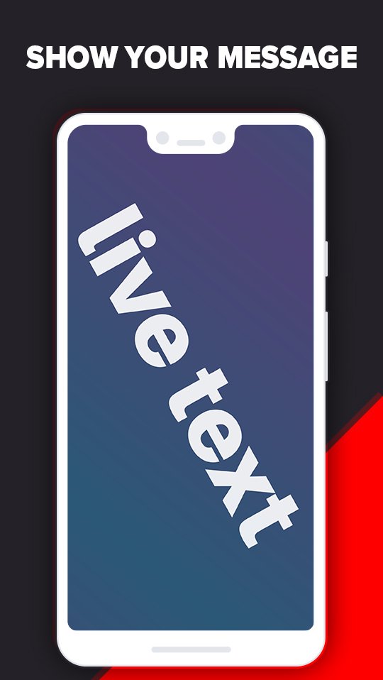 Live text - Text flasher APK for Android Download