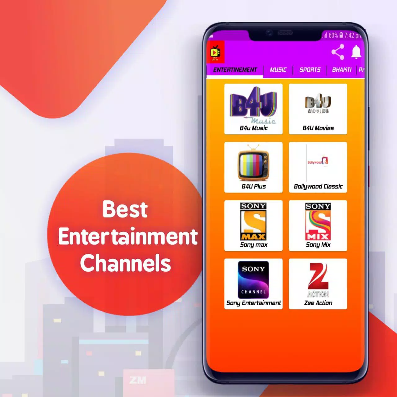 Android Pikashow Live TV Guide Android By OWNInfoSoft