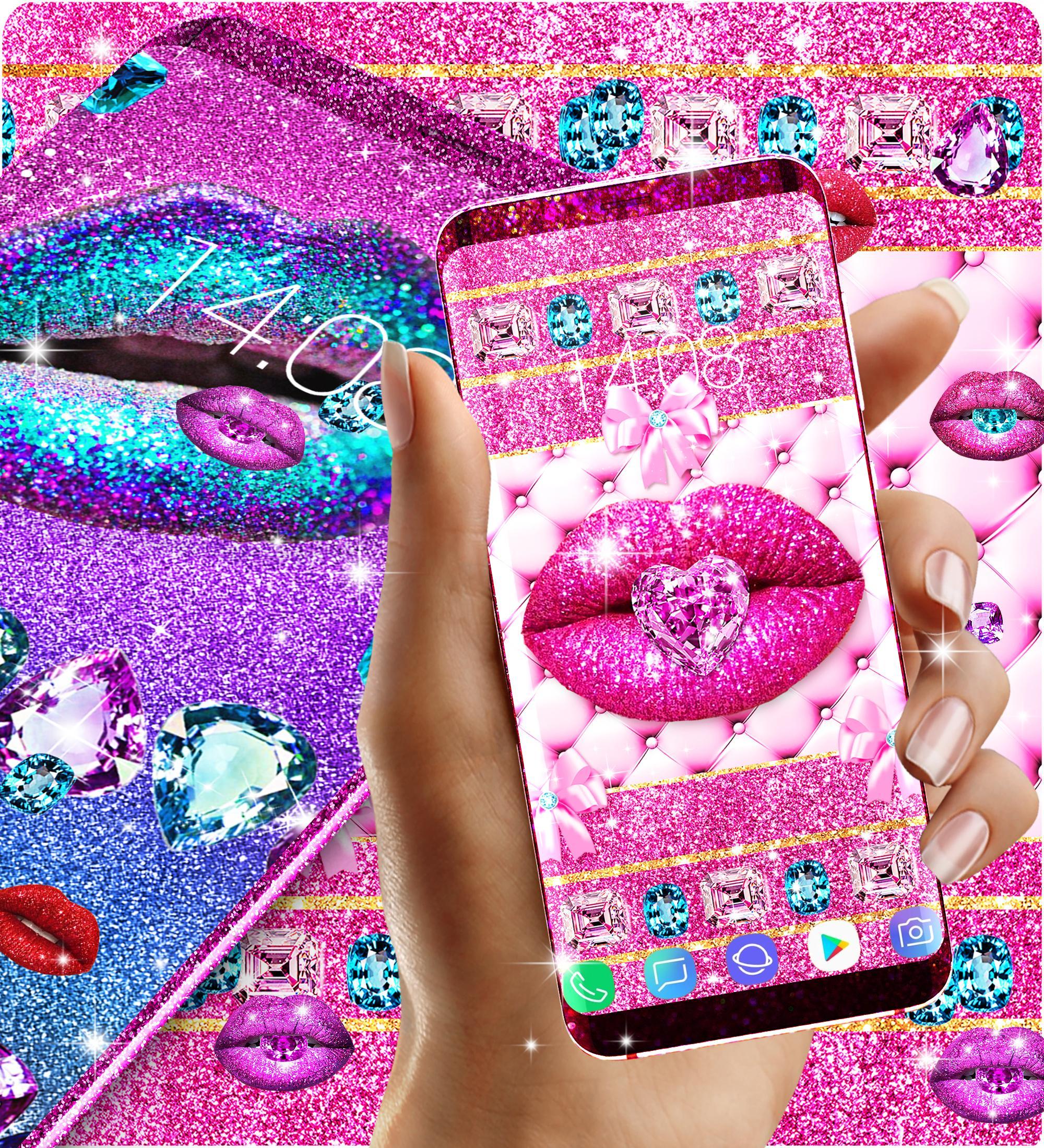 Android Glitter Lips And Diamonds Live Wallpaper APK android-glitter-lips-and-diamonds-live-wallpaper-apk