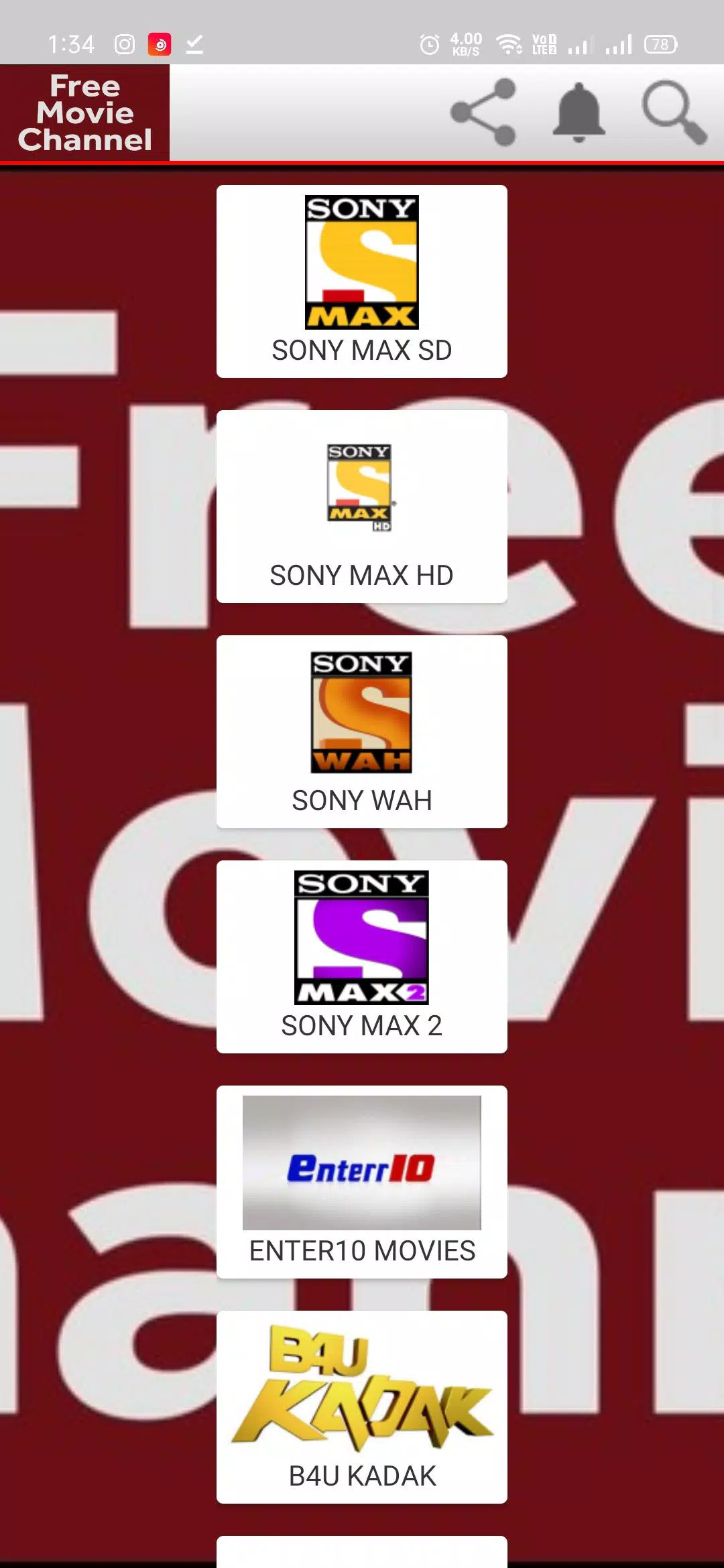 Live Tv Channels Hindi