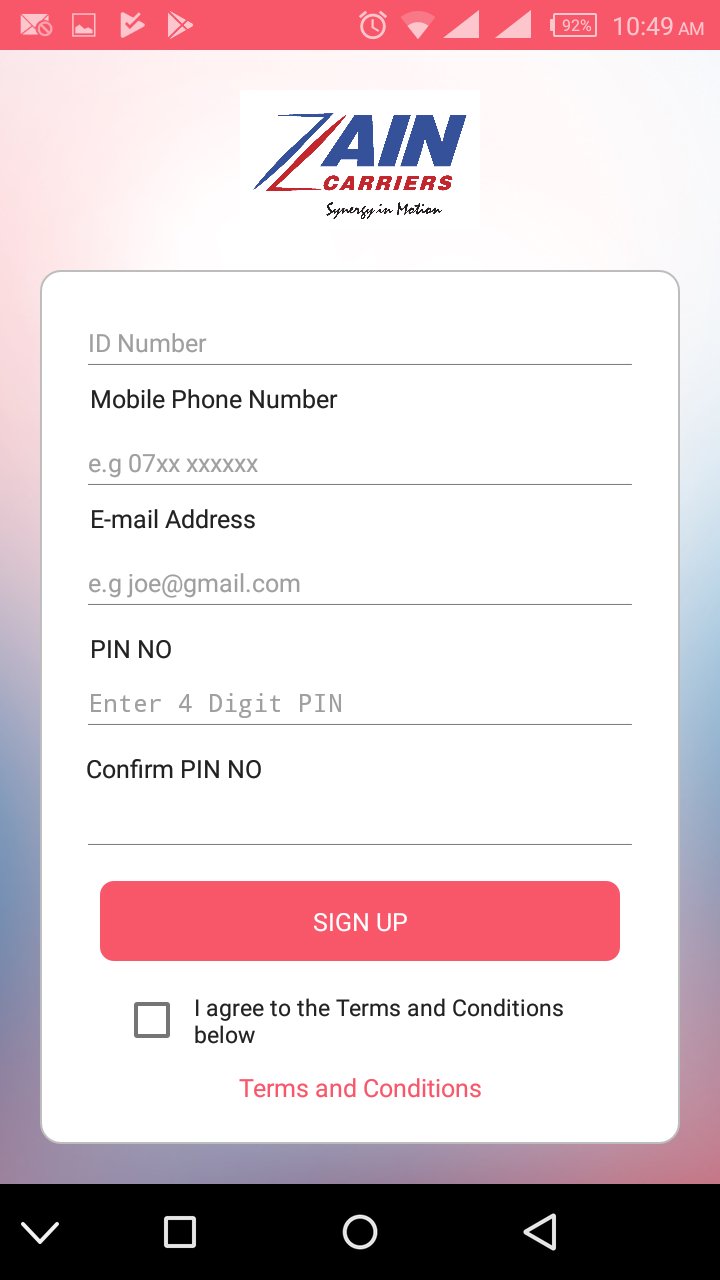Zain Driver APK for Android Download