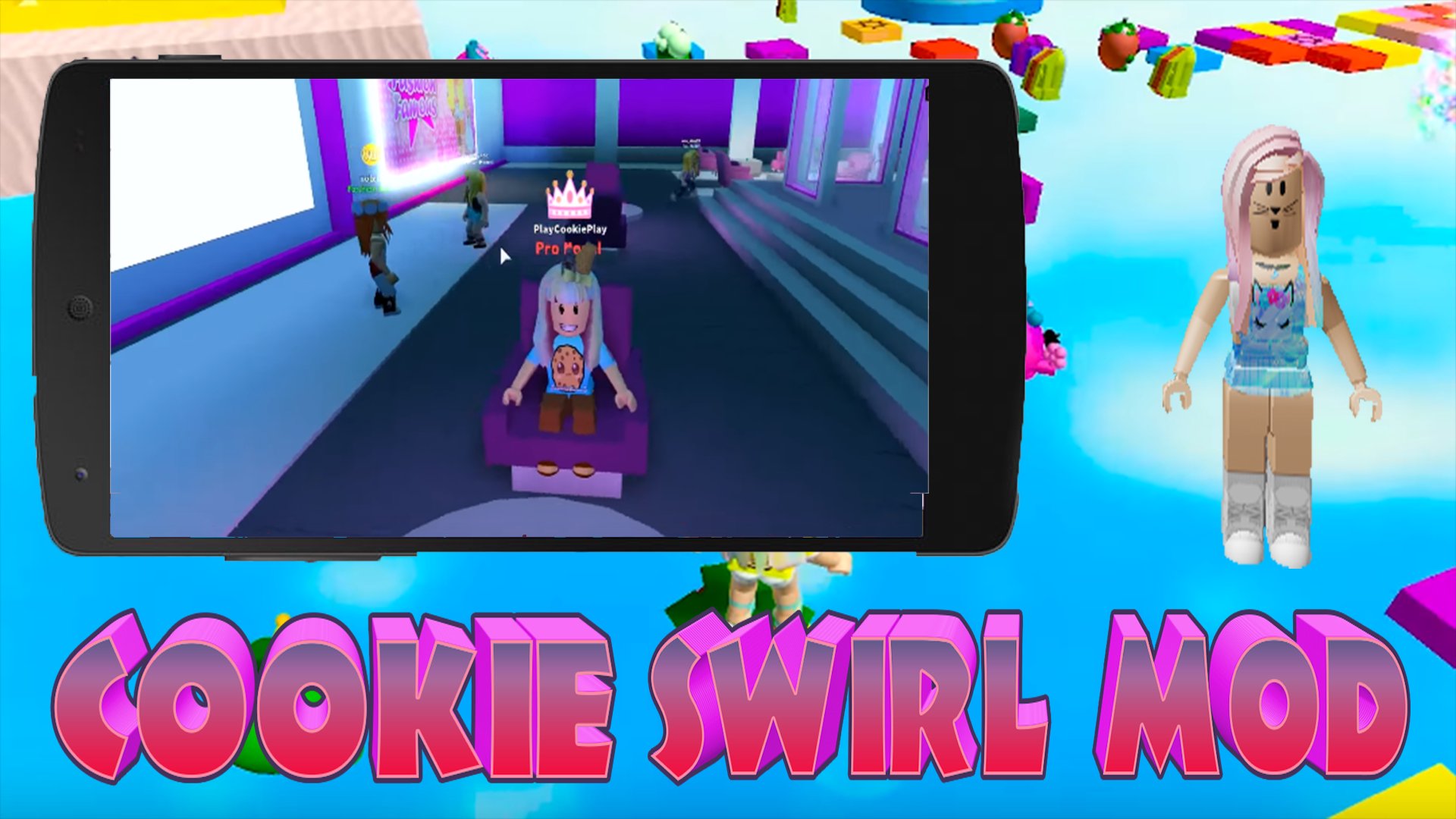 Cookie The Robloxe Swirl Obby APK for Android Download