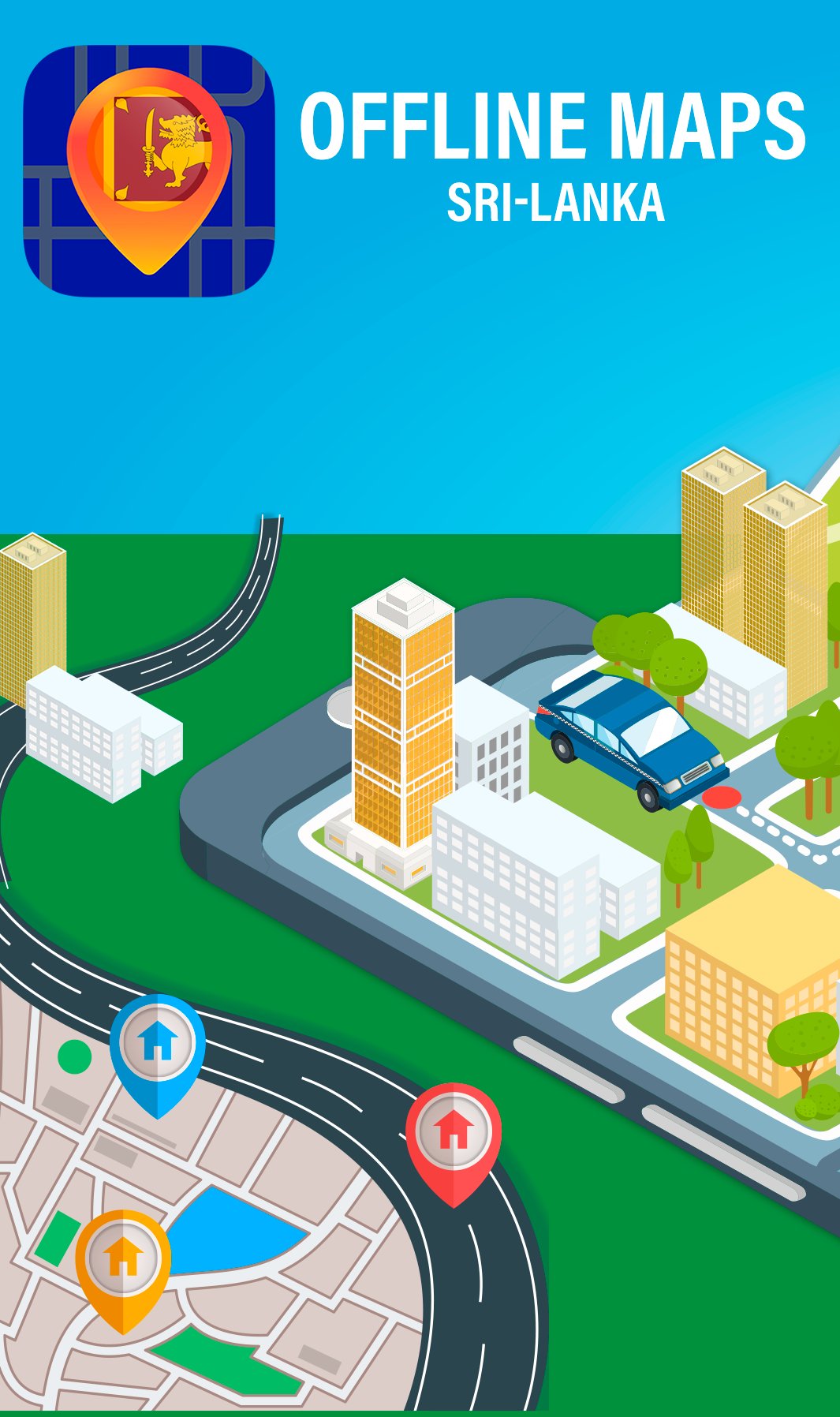 🔎Maps of Sri Lanka: Offline Maps Without Internet APK for Android Download
