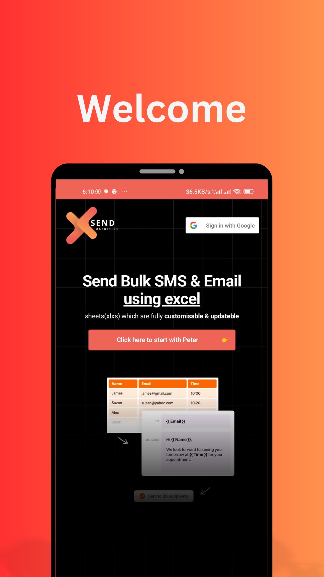 Xsend.Marketing: Send Bulk SMS安卓版应用APK下载