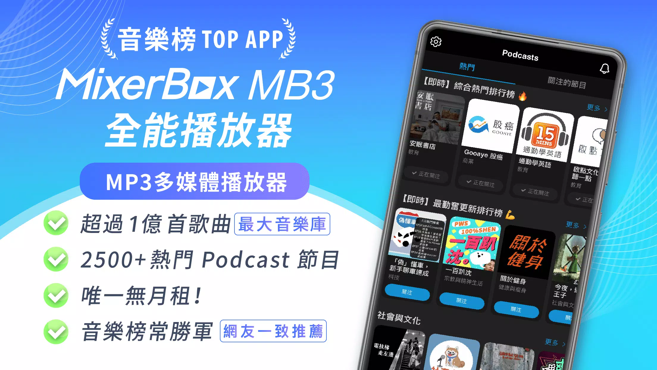 MixerBox MB3音樂播放器、mp3 music聽歌器 安卓APK下載 - 最新版本